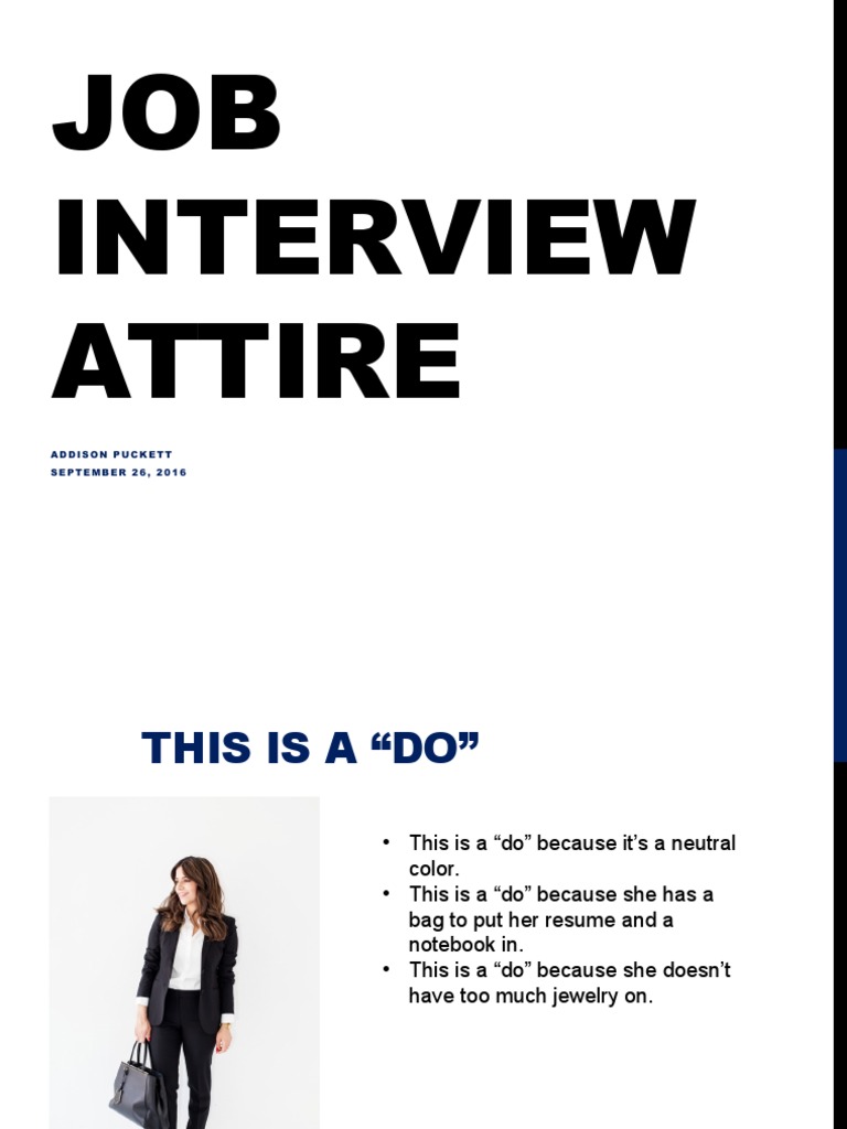 Job Interview Attire | PDF