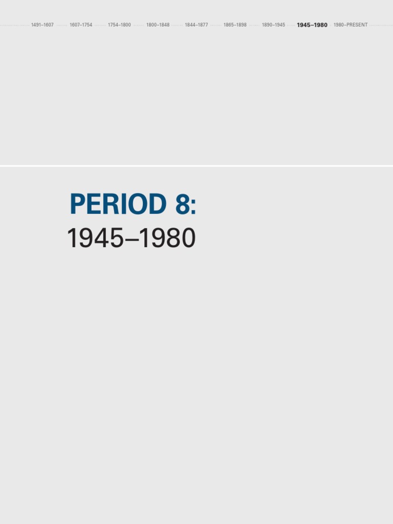Apush Period 8 Key Concepts | PDF | The United States | Liberalism