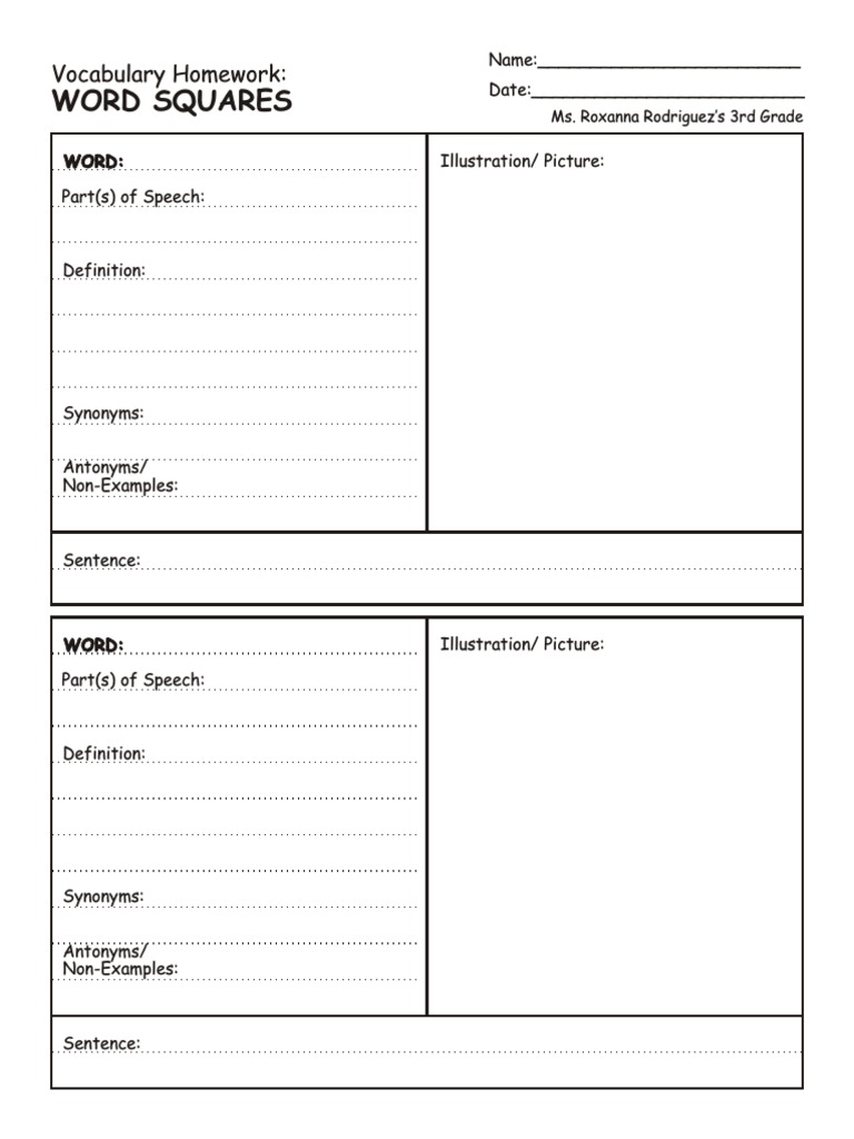 Word Squares | PDF | Language Arts & Discipline