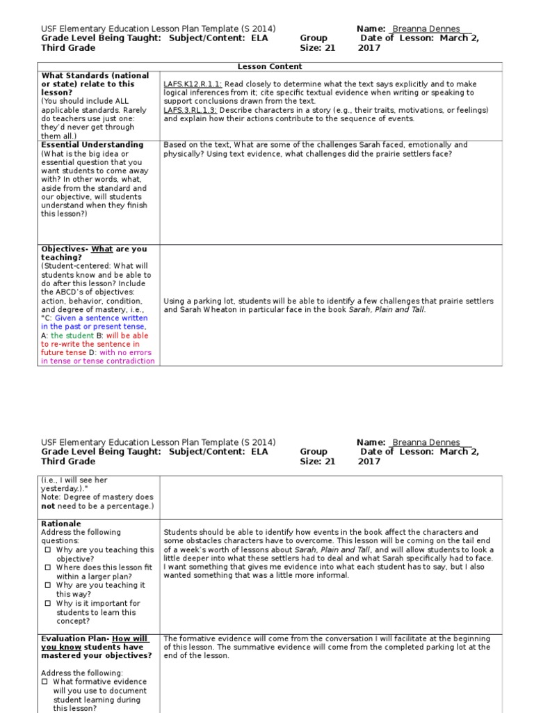 CT Obv 2 Whole Group Reading | PDF | Lesson Plan | Teaching Method