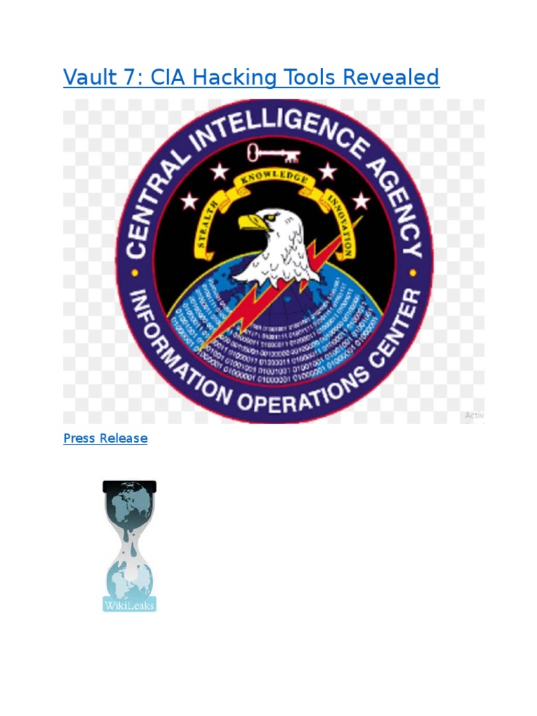 Vault 7 CIA Hacking Tools Revealed | PDF | Cyberwarfare | Security