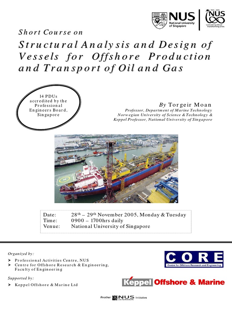 Offshore Vessel Design Course | PDF | Ships | Structural Analysis