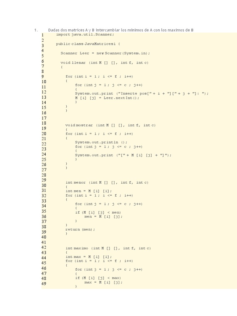 Ejercicios Resueltos Java | PDF | Teaching Mathematics