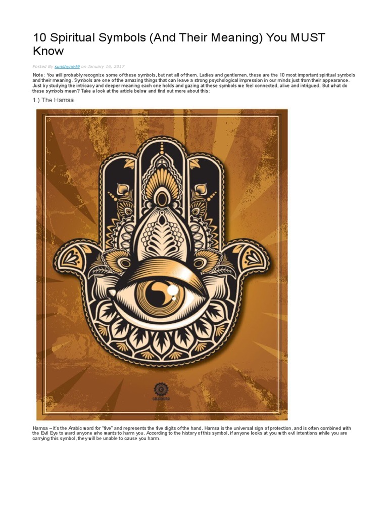 10 Spiritual Symbols and Their Meaning | PDF | Tree Of Life | Indian ...