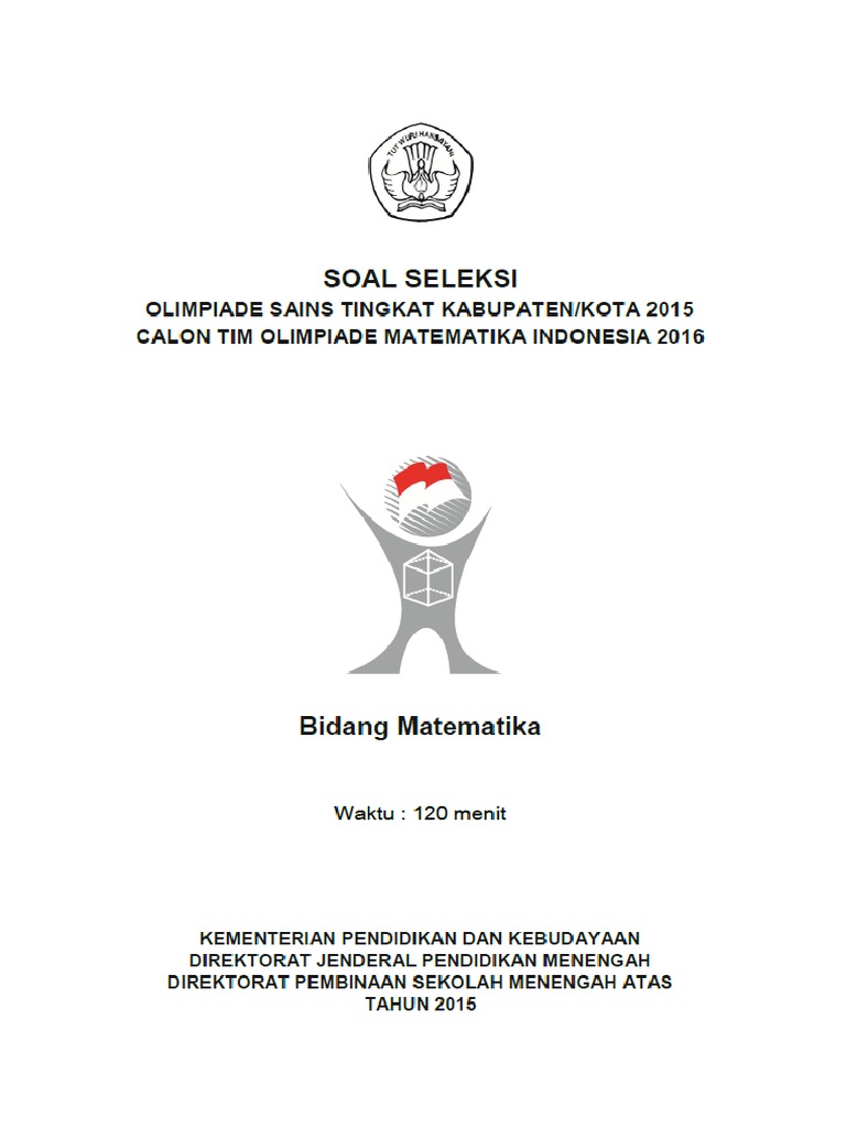 Soal Osk Matematika Sma 2015 | PDF
