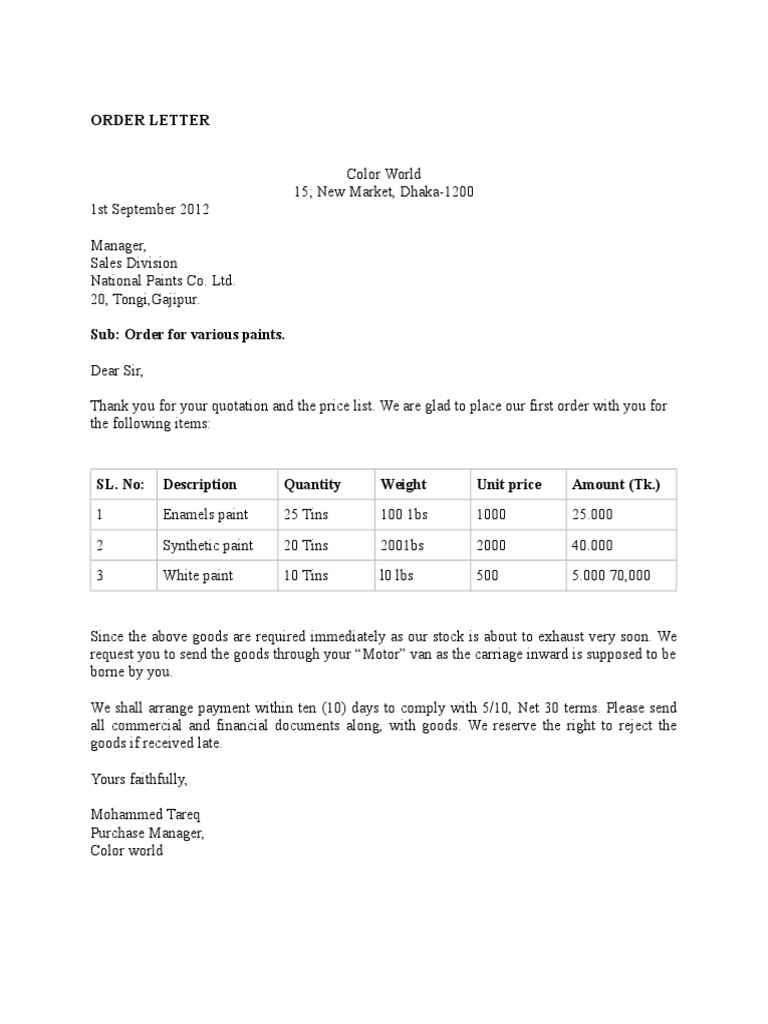 Formal Confirmation Letter | PDF | Business