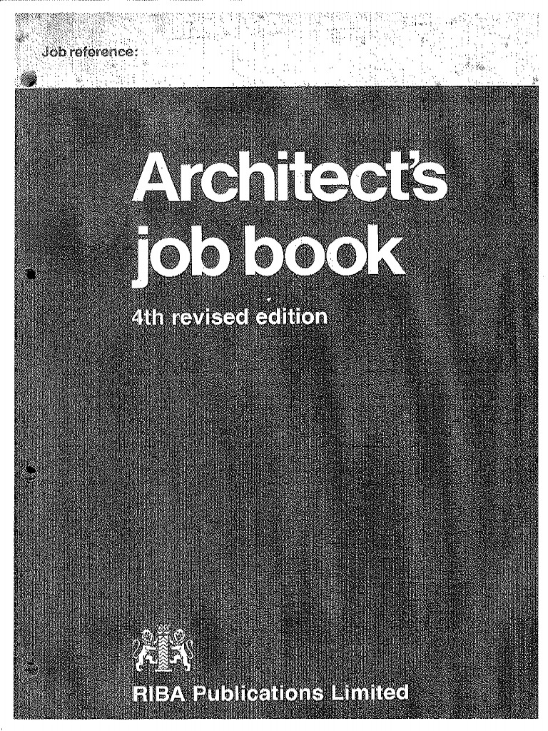 Architect's Job Book-4th Revised Edition | PDF