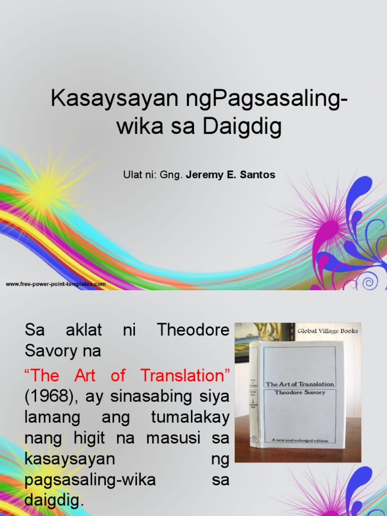 Pagsasaling Wika | PDF