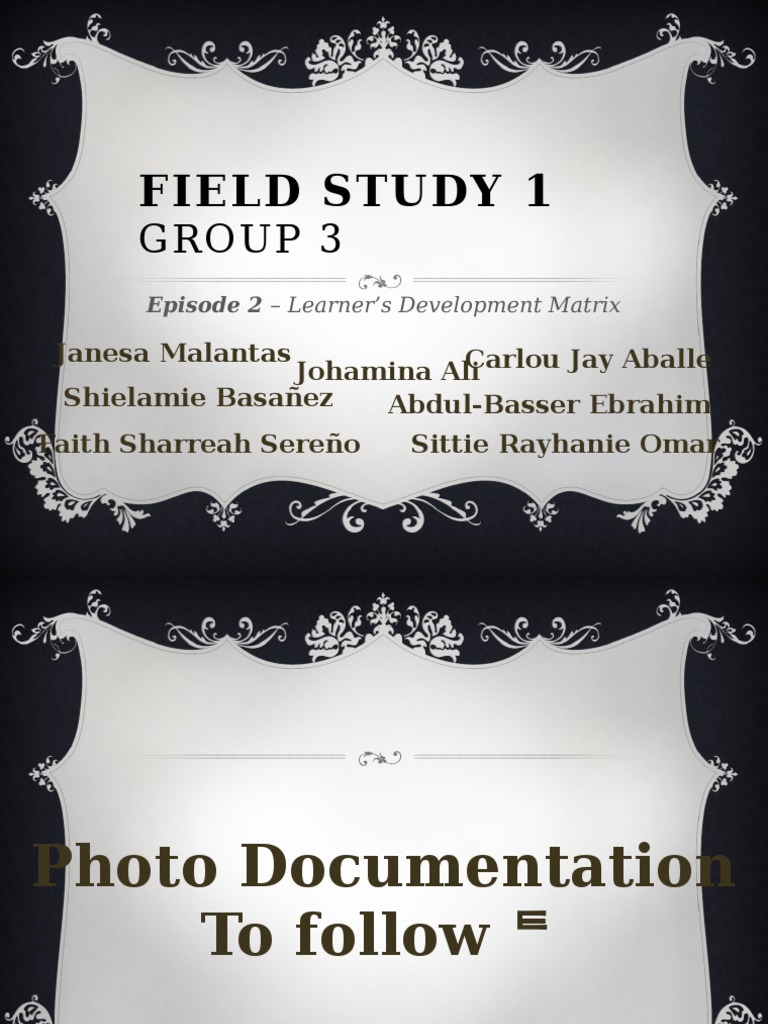 Field Study 1 | PDF | Classroom | Teachers