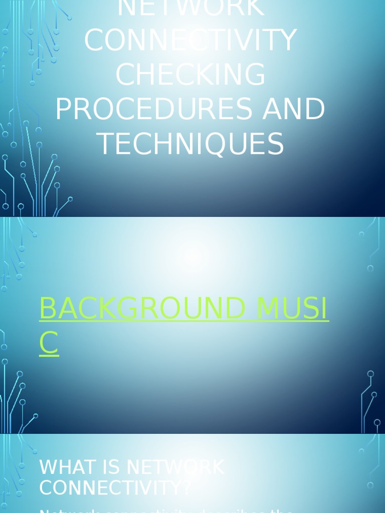 Networking Connectivity | PDF | Computer Network | Ip Address