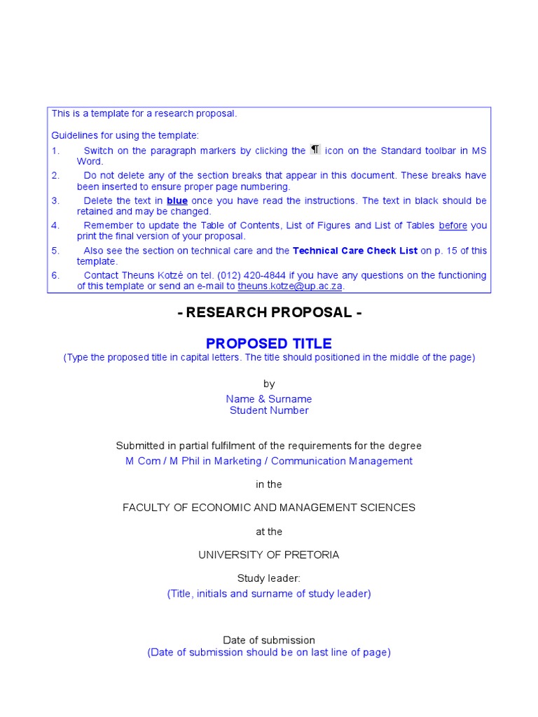 Research Proposal - : Proposed Title | PDF | Survey Methodology ...