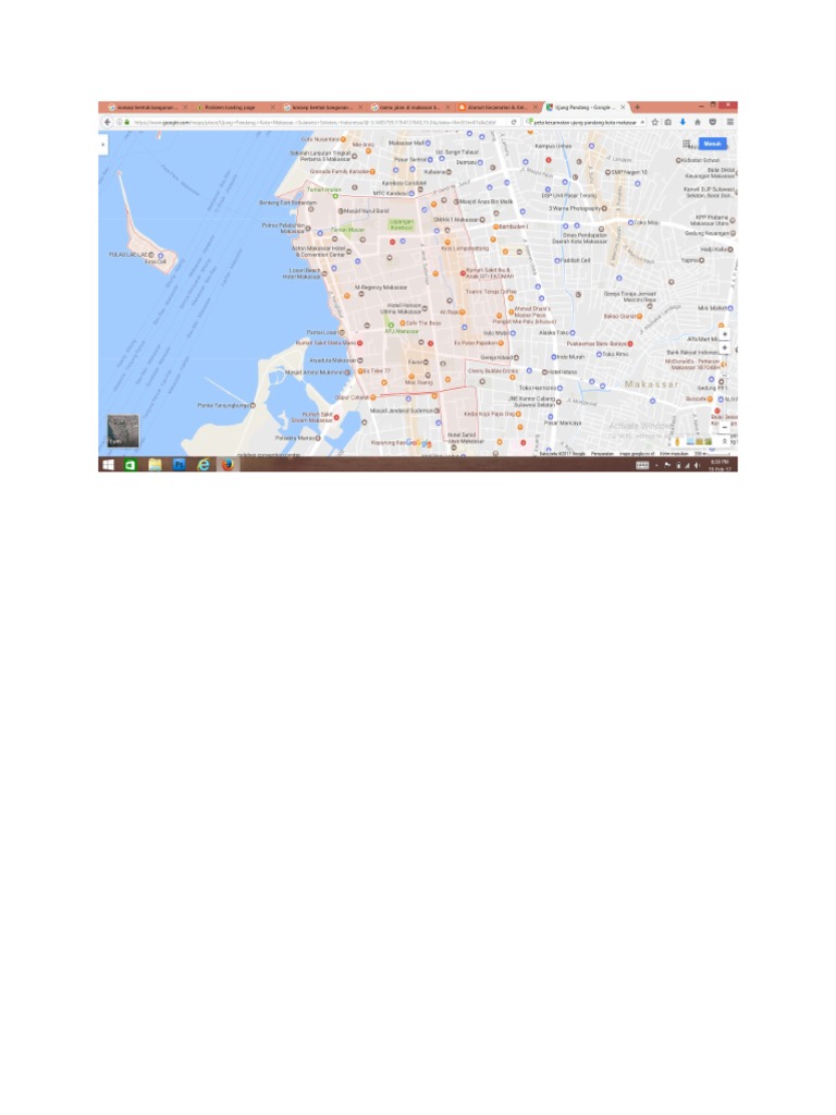 Peta Kecamatan Ujung Pandang | PDF