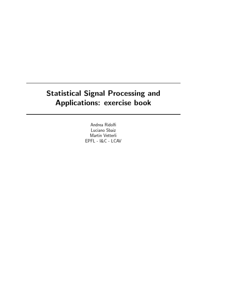 Signal Processing | PDF | Vector Space | Basis (Linear Algebra)
