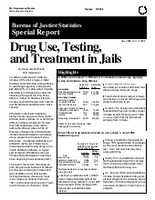 Drug Use, Testing, and Treatment in Jails: Special Report | PDF ...