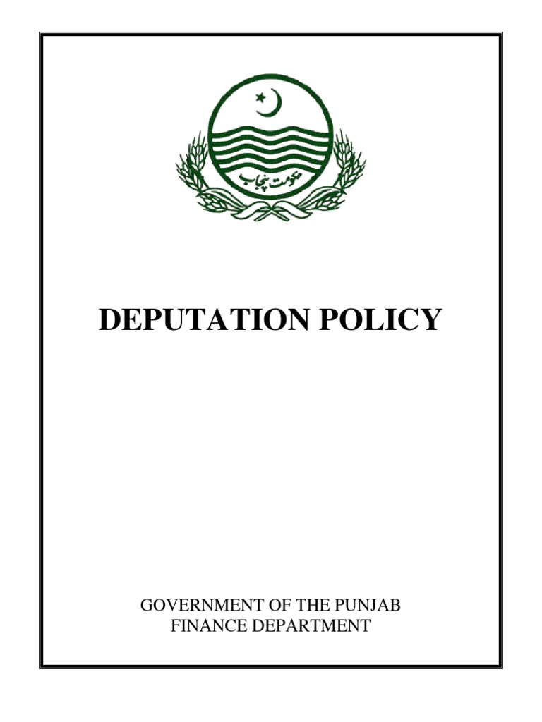 Deputation Policy | PDF | Pension | Salary