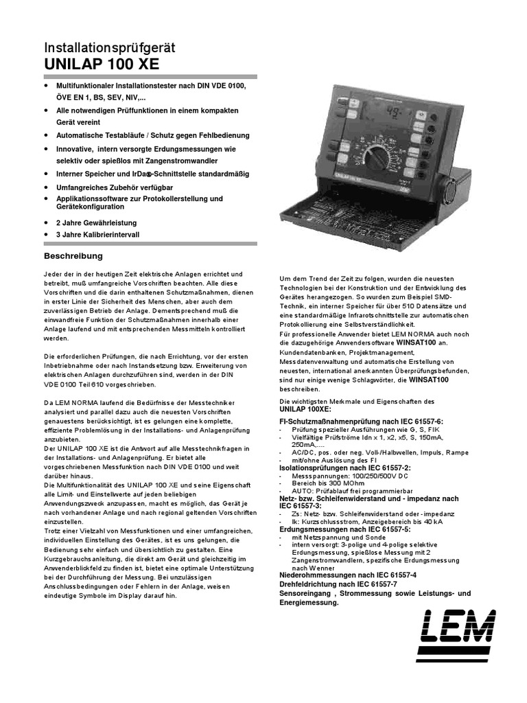 UNILAP 100XE Oii Unilap 100 Xe 1 | PDF