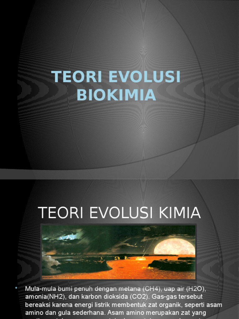 Teori Evolusi Biokimia | PDF