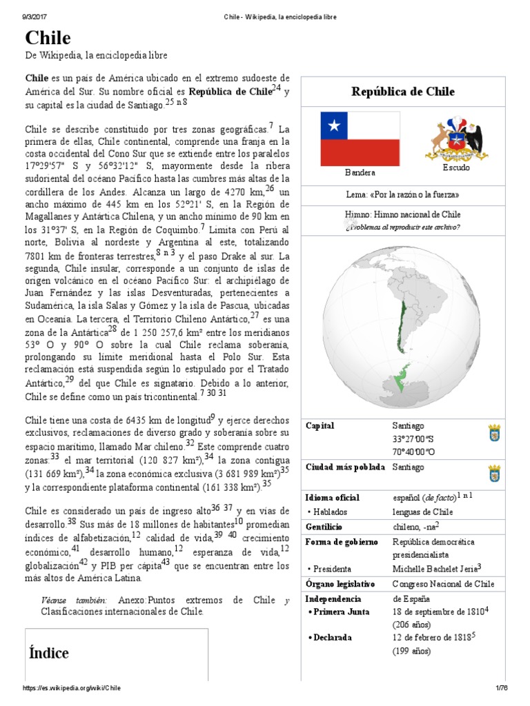 Chile | PDF | Augusto Pinochet | Chile