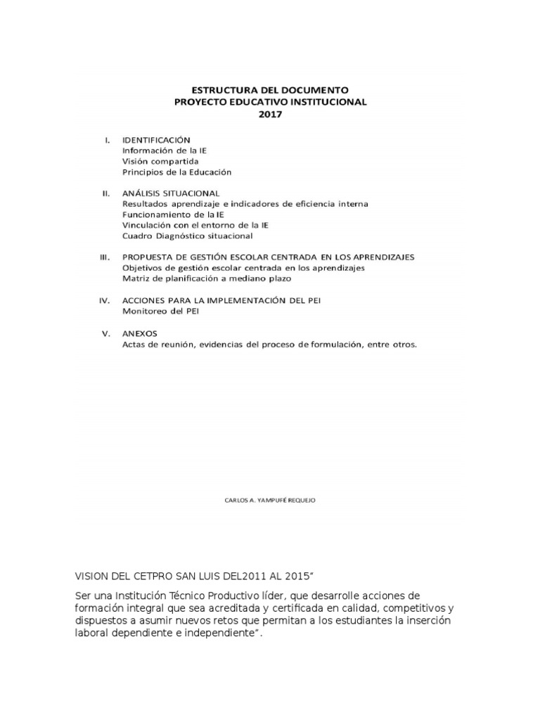 Formato Pei - Cetpro | PDF | Derecho laboral | Calidad (comercial)