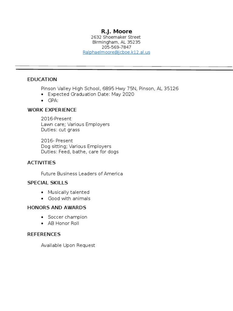RJ Resume | PDF