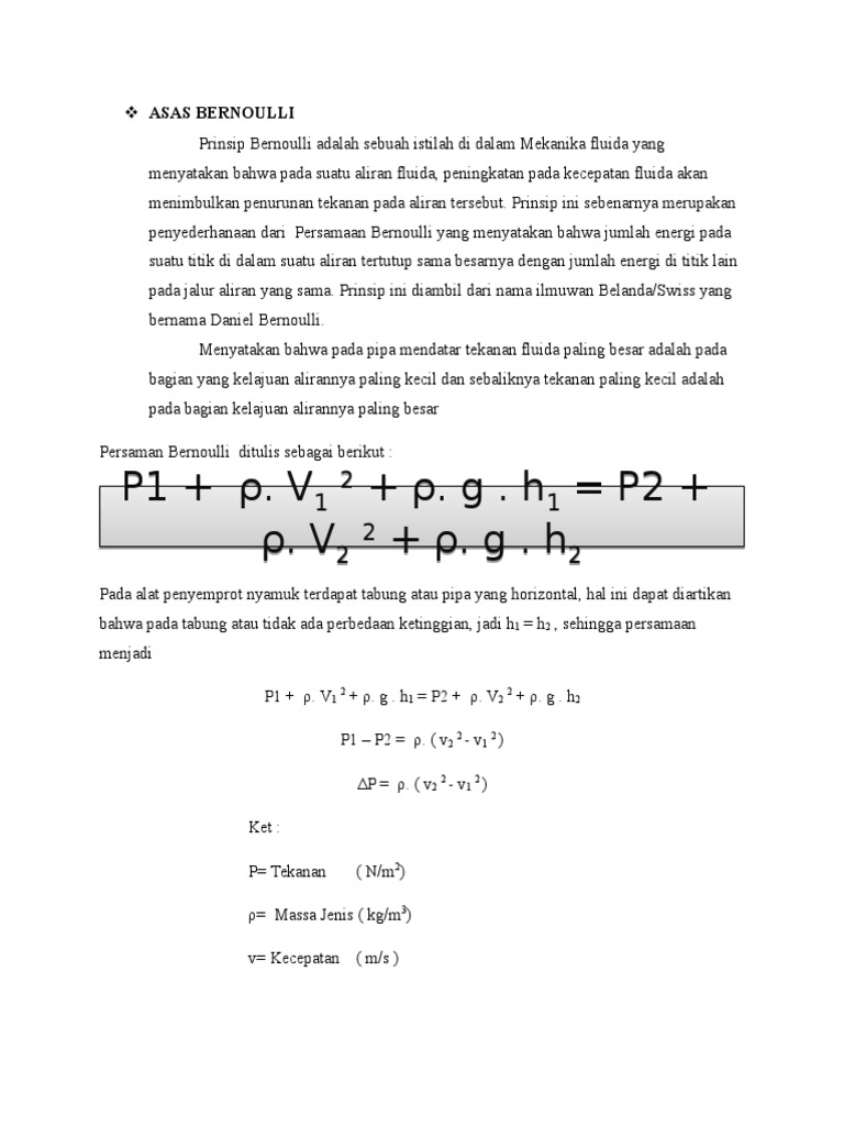 Asas Bernoulli | PDF | Sains & Matematika