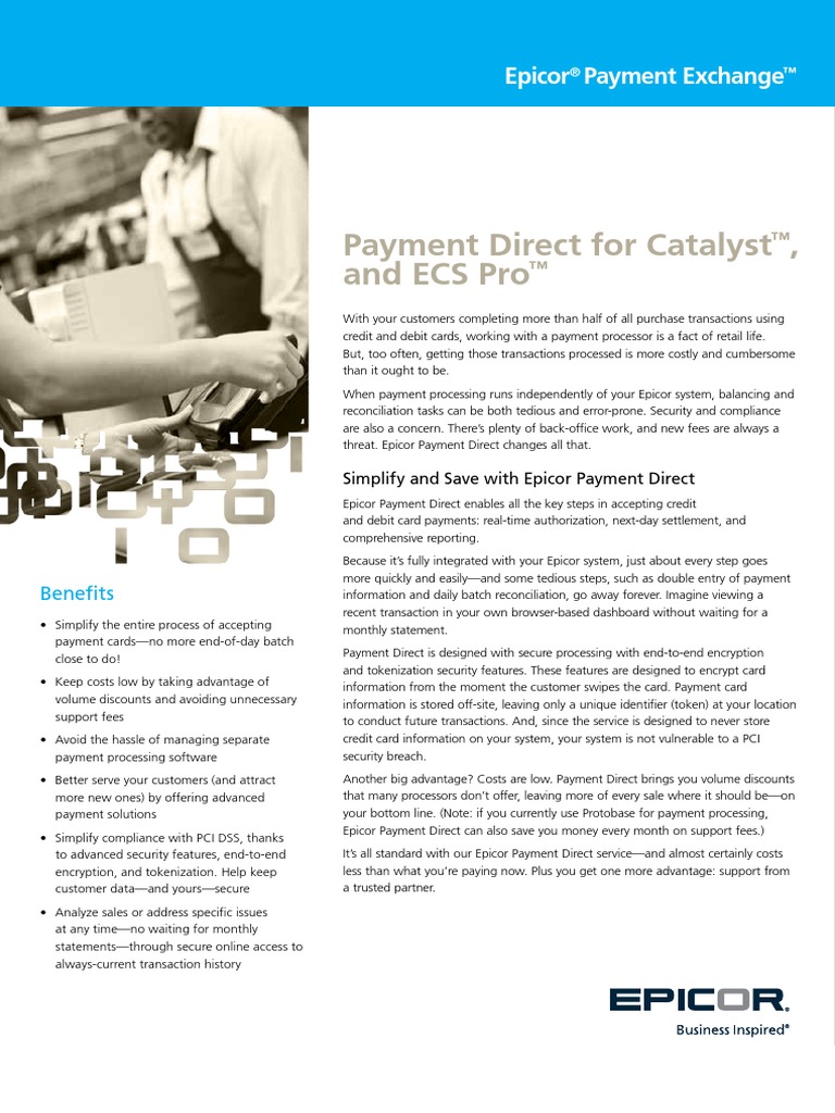 Epicor Epx For LBM A4 Fs Ens 1013 Catalystpro | PDF | Financial Technology | Finance & Money ...