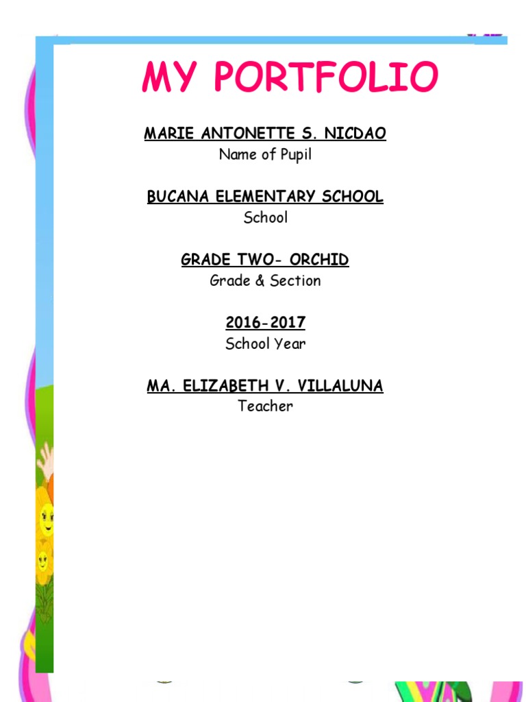 Pupils Portfolio | PDF | Cognition | Schools