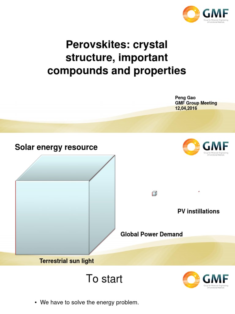 Perovskite Compounds and Their Applications | PDF | Ferroelectricity ...