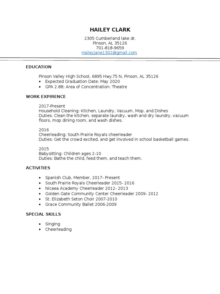 Hailey Clark | PDF | Cooking, Food & Wine