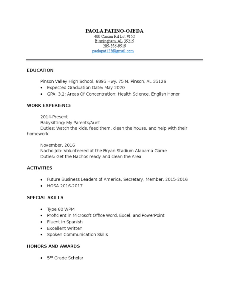 Resume - Paola Patino-Ojeda | PDF