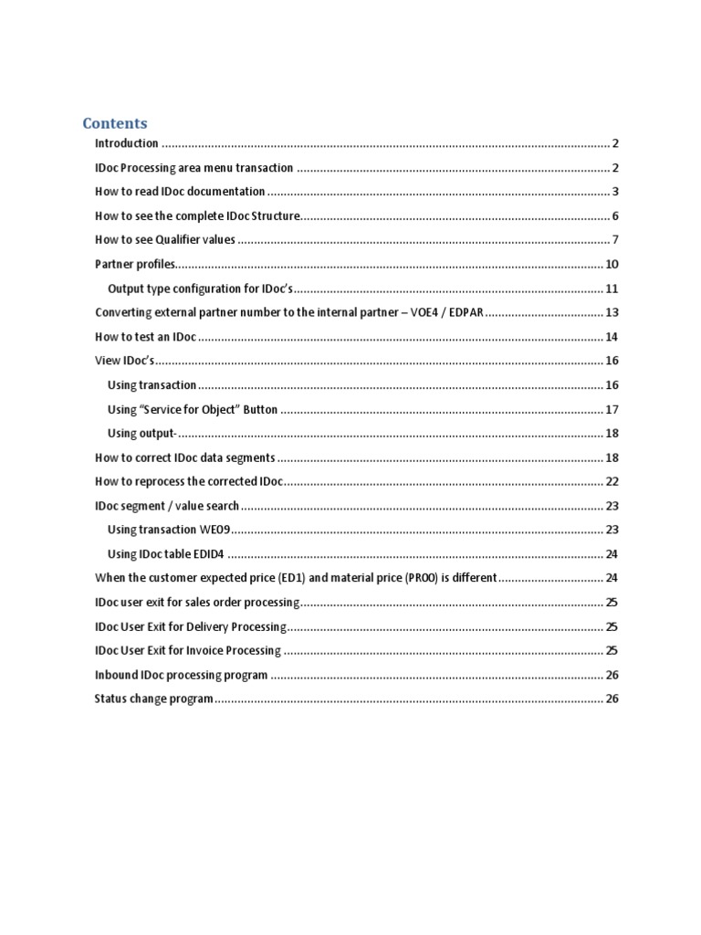 IDoc Processing | PDF | Electronic Data Interchange | Digital Technology