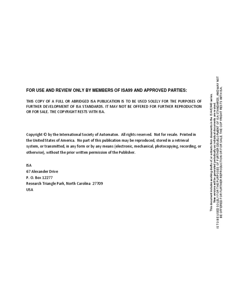 Isa 62443 2 2 WD | PDF | Information Security | Access Control