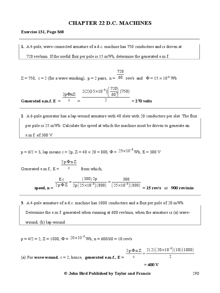 D.C. Machines | PDF | Electric Motor | Machines