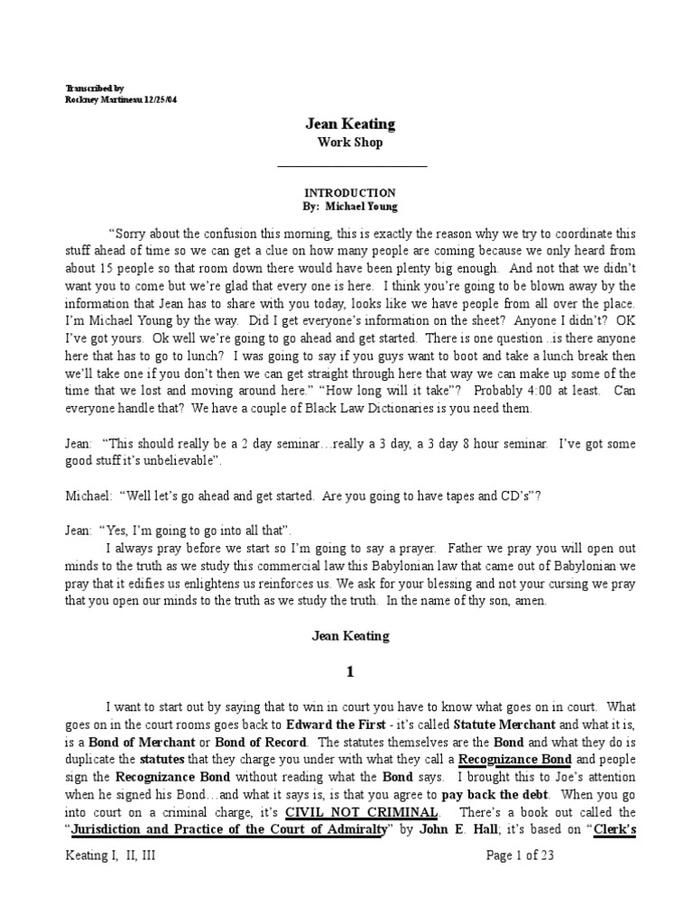 Jean Keating Bonds | PDF | Debits And Credits | Securities (Finance)