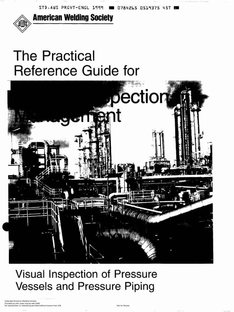 THE PRACTICAL REFERENCE GUIDE For WELDING INSPECTION MANAGEMENTTed ...