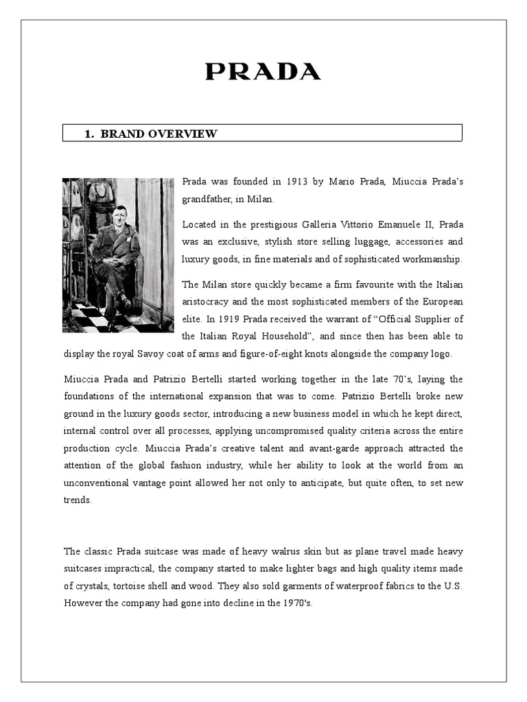 PRADA | PDF | Revenue | Brand