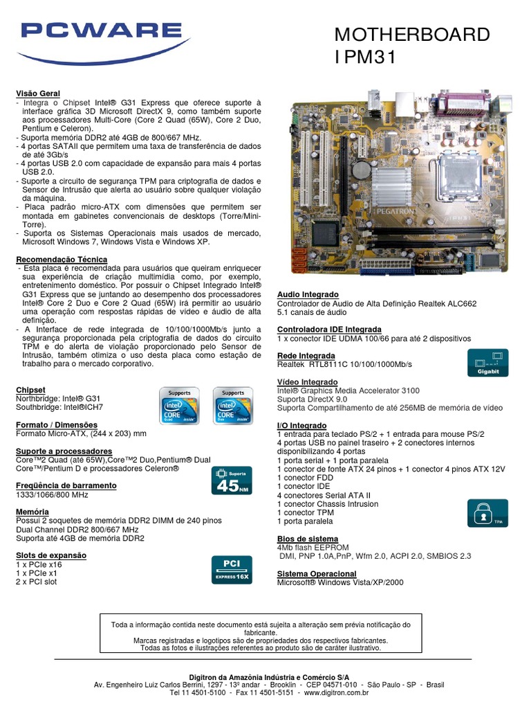 Ipm31 Datasheet | PDF | USB | Microsoft Windows