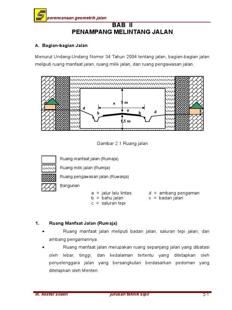 Perencanaan Geometrik Jalan Pdf