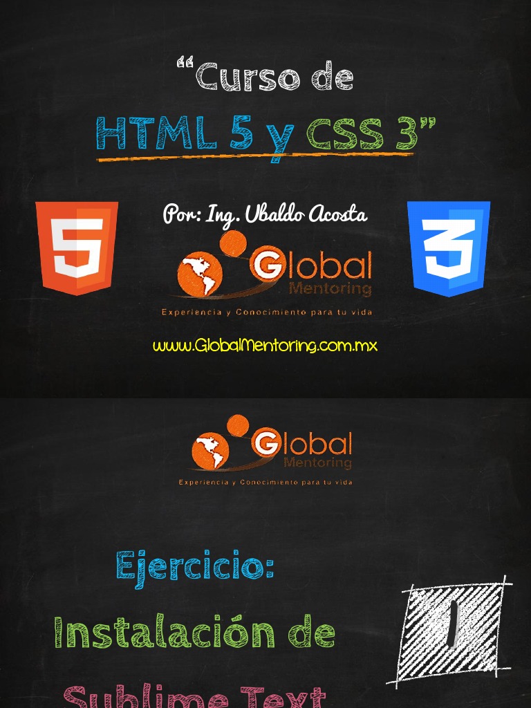 Curso HTML5 - Ejercicio 01
