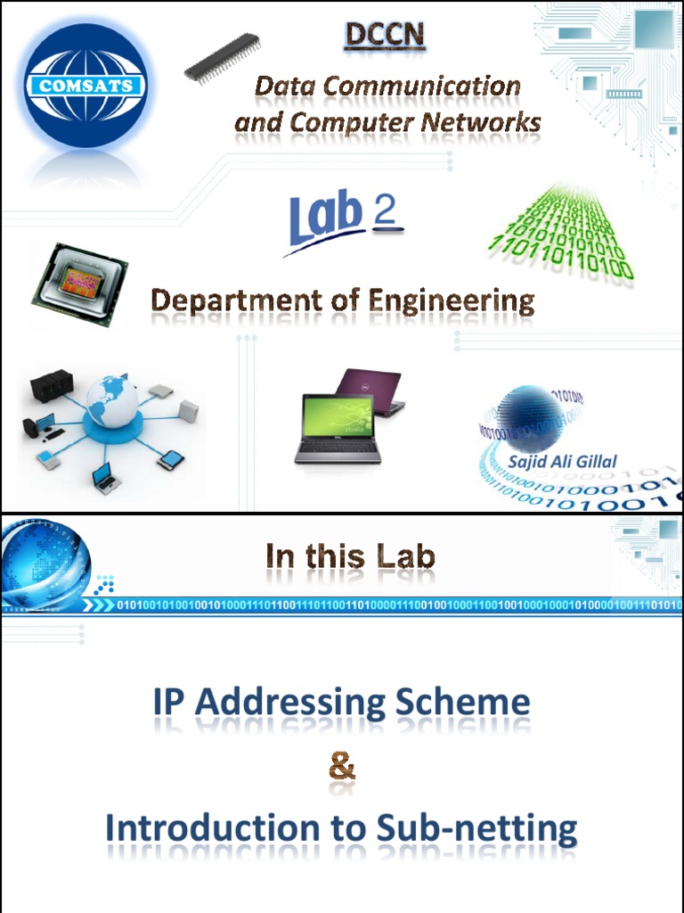 DCCN Lab Slides 02 | PDF | Ip Address | Network Protocols