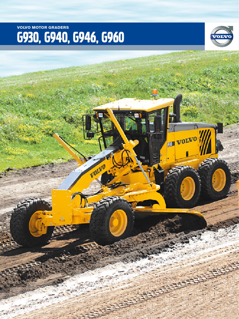 Volvo G930 To G960 Motor Grader PDF | PDF | Transmission (Mechanics ...