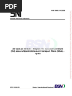 Uji BOD Air dan Limbah SNI 6989.72:2009 | PDF