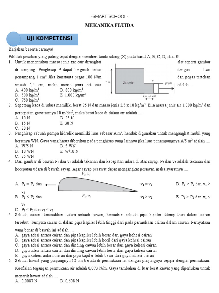 Latihan Soal Fluida | PDF