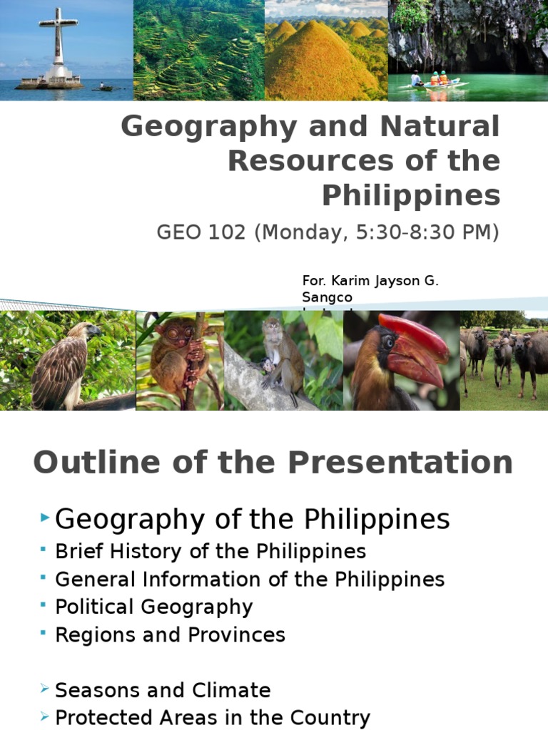 Geography and Natural Resources of the Philippines | Philippines ...