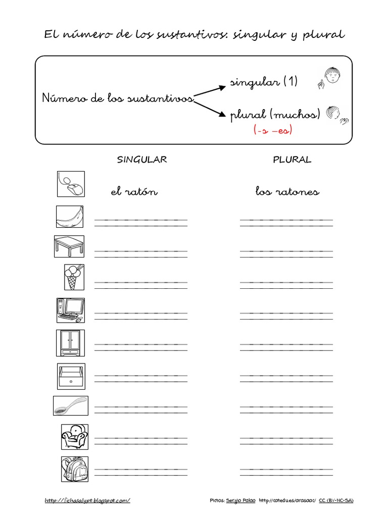 El Numero de Los Sustantivos PDF | PDF