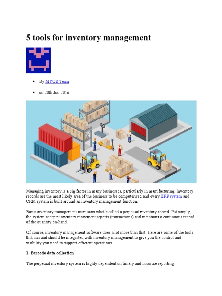 5 Tools For Inventory Management | PDF | Inventory | Enterprise ...