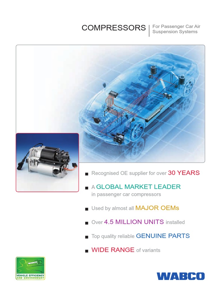 WABCO COMPRESSORS for Passenger Car Air Suspension Systems 2011 ...