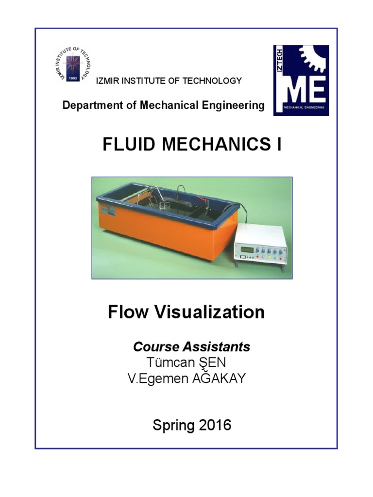 Flow Visualization Experiment Guide | PDF | Physical Sciences | Applied ...