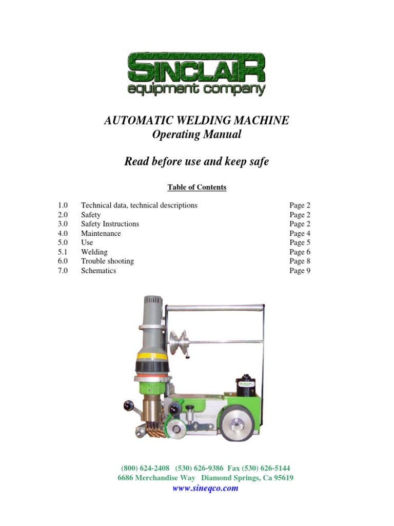 47468180-Automatic-Welding-Machine.pdf | Implied Warranty | Welding ...