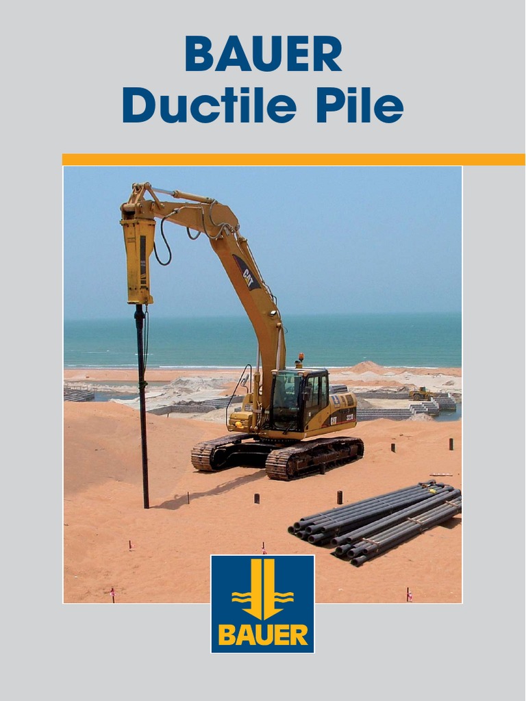 Ductile Piles | PDF | Deep Foundation | Civil Engineering